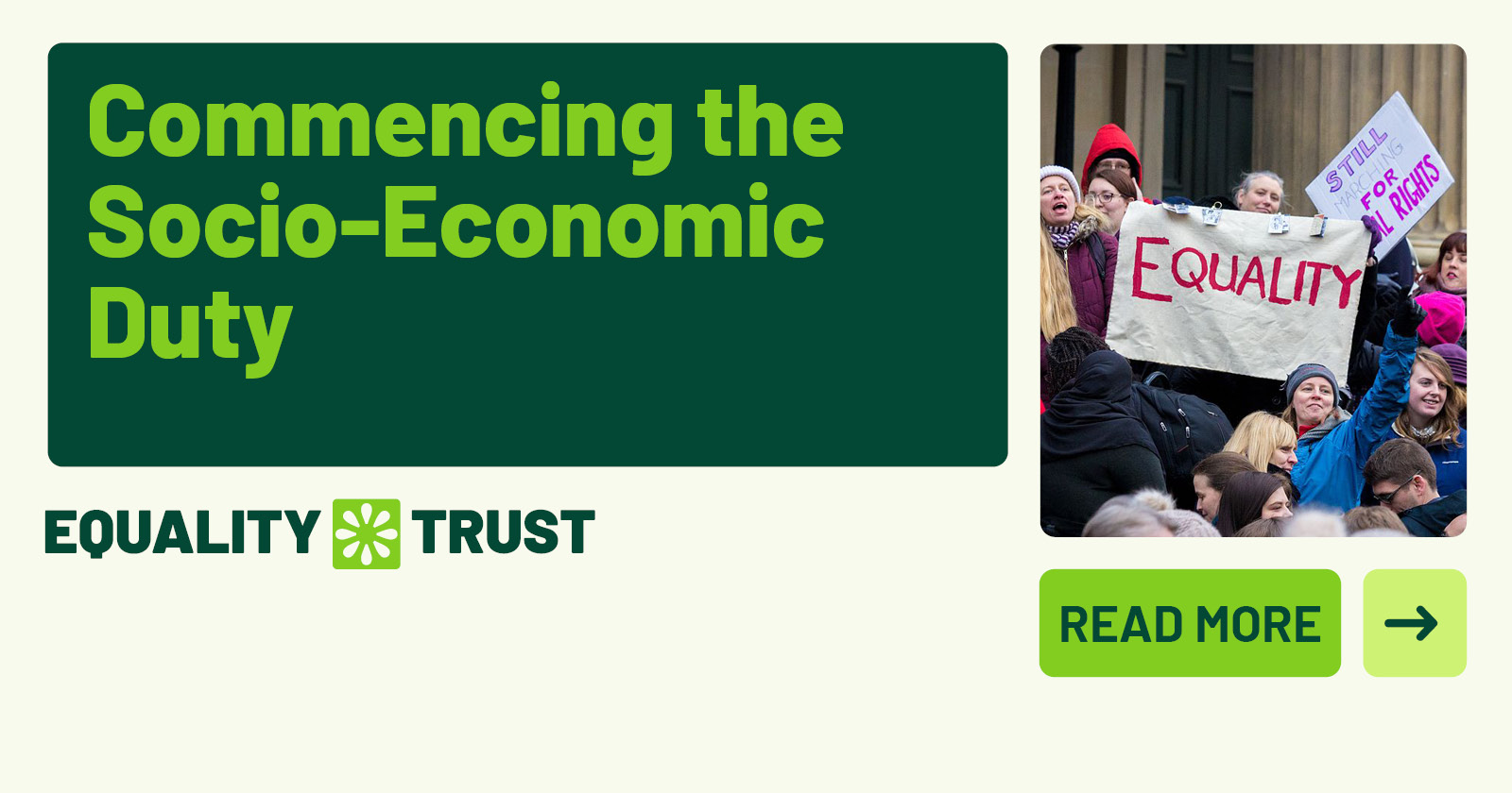 Socio-Economic Duty - Equality Trust